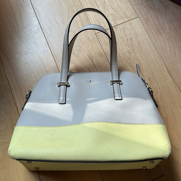 kate spade | Bags | Kate Spade Colorblock Purse Yellowtan | Poshmark
